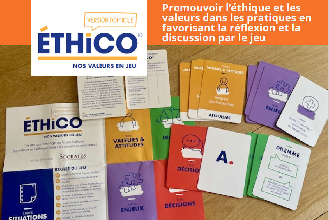 LE NOUVEAU JEU ETHICO© DOMICILE EST ARRIVE ! - Socrates